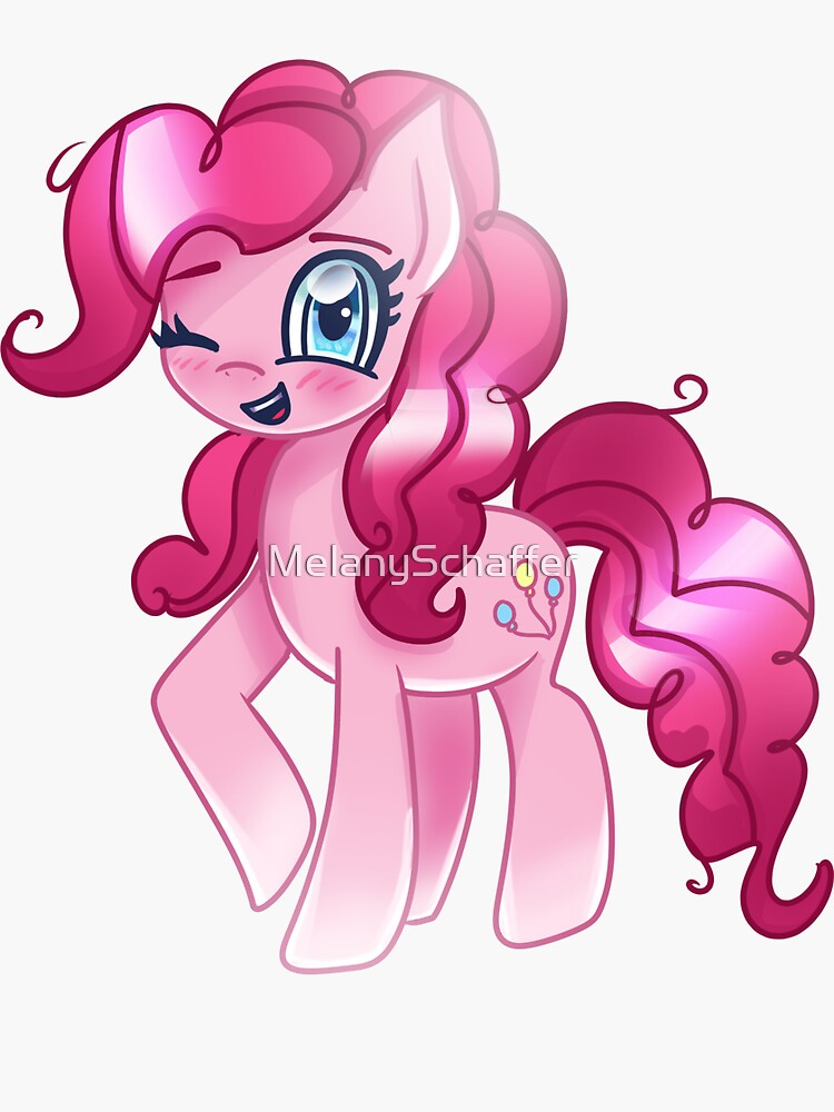 "Pinkie Pie" Sticker by MelanySchaffer | Redbubble
