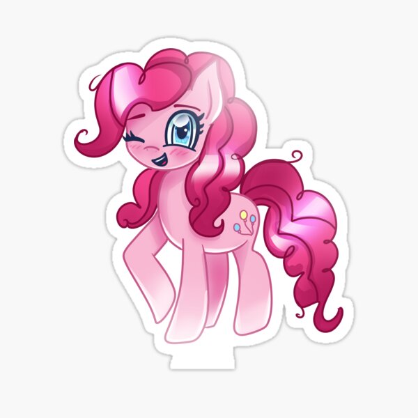 "Pinkie Pie" Sticker by MelanySchaffer | Redbubble