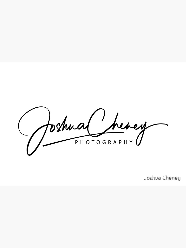 "Joshua Cheney Photography Signature/Logo" Photographic Print for Sale ...