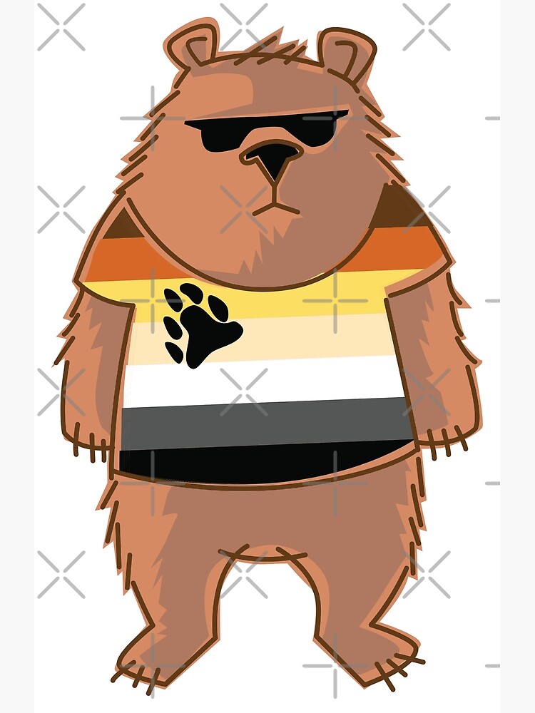 "Cuddly Bear Cub - LGBTQ Pride" Poster for Sale by Edography | Redbubble