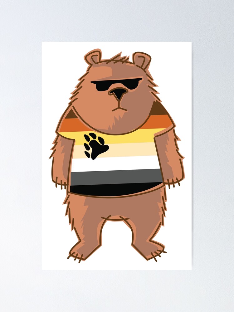"Cuddly Bear Cub - LGBTQ Pride" Poster for Sale by Edography | Redbubble
