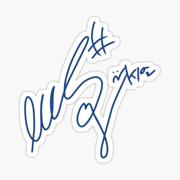 "Siyeon Dreamcatcher Signature" Sticker for Sale by dreamhighpins ...