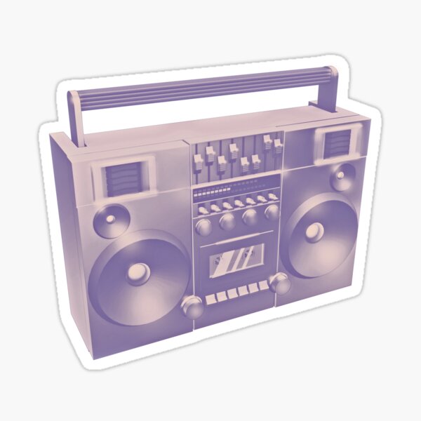 "Ghetto Blaster" Sticker for Sale by mattraski | Redbubble