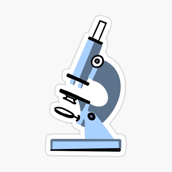 "microscope" Sticker by alexsdrawingsco | Redbubble