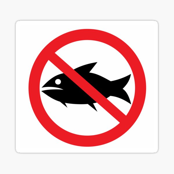"No Sharks! Symbol" Sticker for Sale by madphotoart | Redbubble