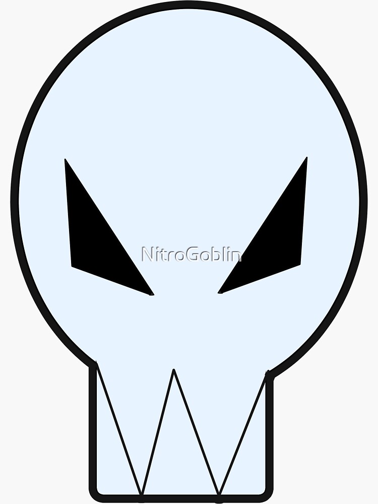 "Nitrogoblin - The EOS Server - Bonehead Brand" Sticker for Sale by ...