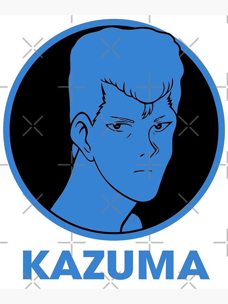 "Retro Art Love Kazuma Anime YuYu Hakusho Character" Poster by ...