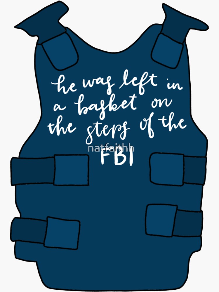 "fbi bau quote" Sticker by natfaithh | Redbubble