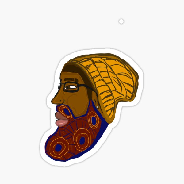 "'BLACK MAN African roots'" Sticker for Sale by littlefloarts | Redbubble