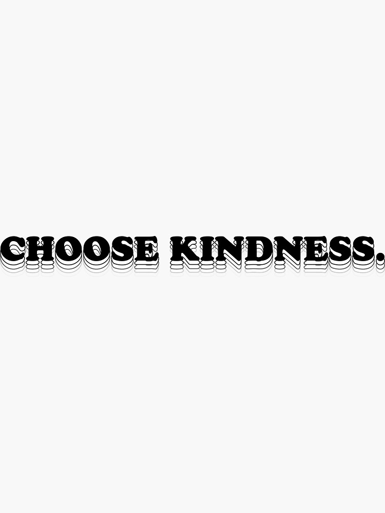 "Kindness - Minimalist Aesthetic" Sticker by MML-Aesthetic | Redbubble