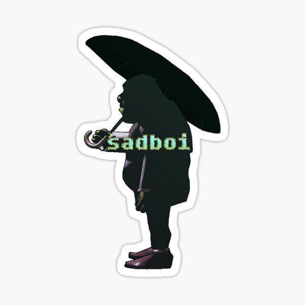 "Sad Ogre" Sticker by sugary-despair | Redbubble