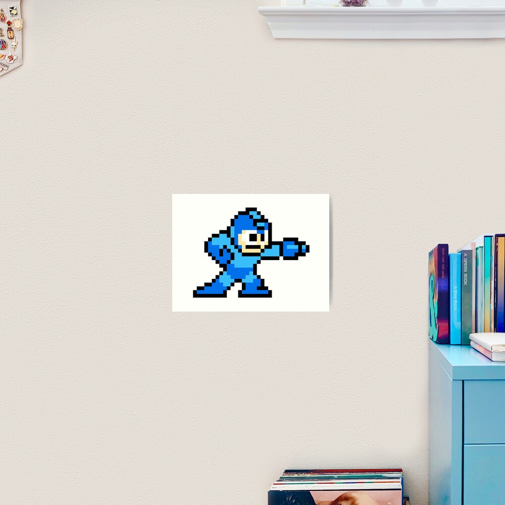 "Mega Man Pixel Art" Art Print for Sale by MouldyWarrior | Redbubble