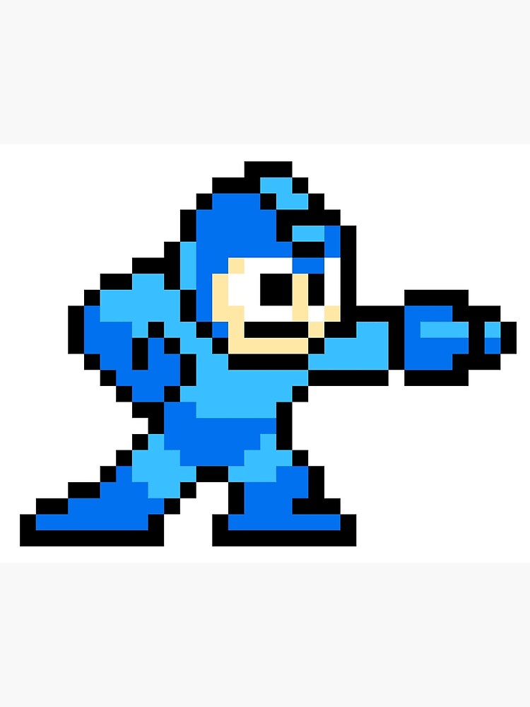 "Mega Man Pixel Art" Art Print for Sale by MouldyWarrior | Redbubble