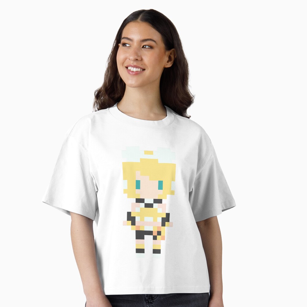 "VOCALOID 2 Kagamine Rin Pixel Design" Sticker for Sale by celestrai ...
