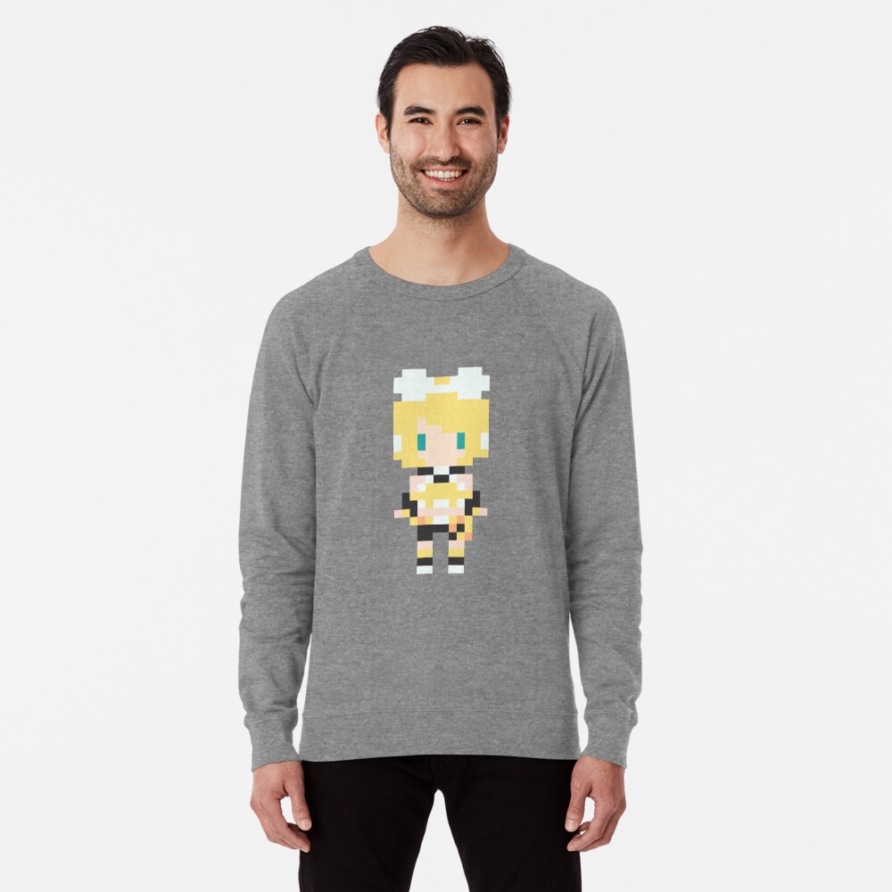 "VOCALOID 2 Kagamine Rin Pixel Design" Sticker for Sale by celestrai ...