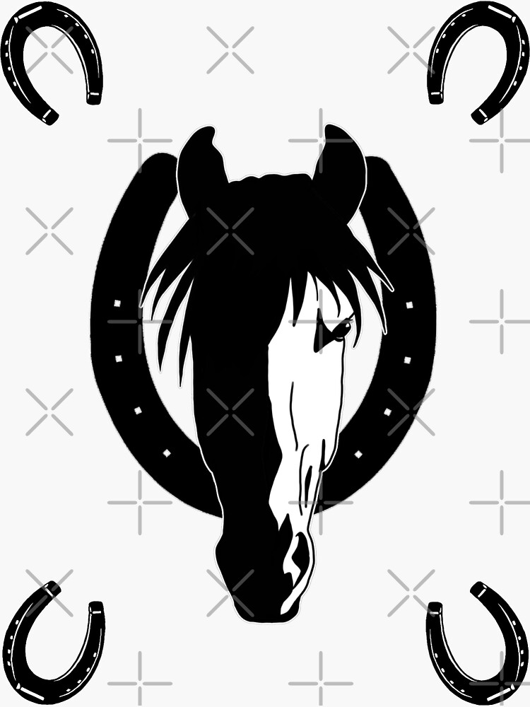 Pegatina «Cabeza de caballo y herradura» de MeerkatArt | Redbubble Pegatina «Cabeza de caballo y herradura» de MeerkatArt | Redbubble