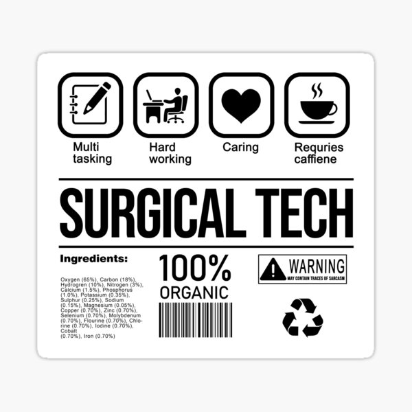 Surgical Tech Stickers | Redbubble