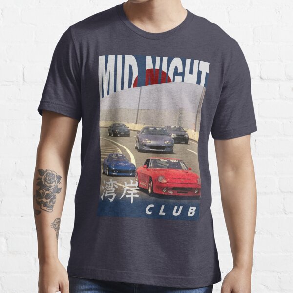 "Mid Night Club Japan - Wold Pack" T-shirt for Sale by carsaddiction ...
