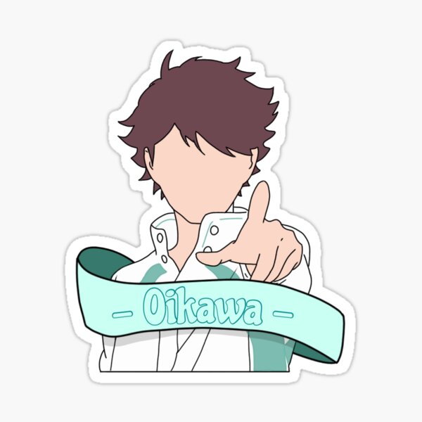 "Oikawa haikyuu " Sticker for Sale by dottidoti | Redbubble