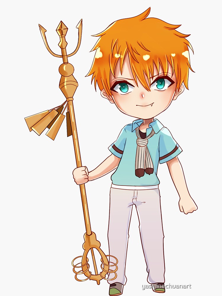 Minamoto Kou Chibi Sticker By Yasminechuanart Redbubble