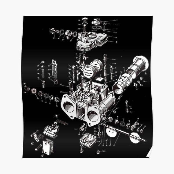 Exploded View Posters | Redbubble
