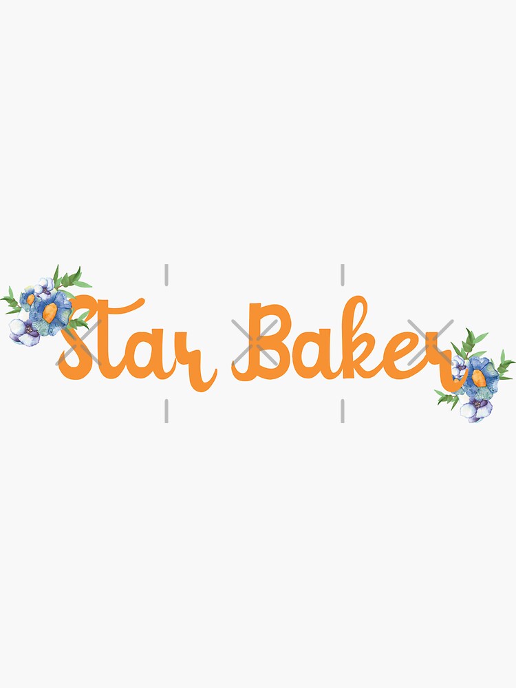 "flowers star baker " Sticker by shimodesign | Redbubble