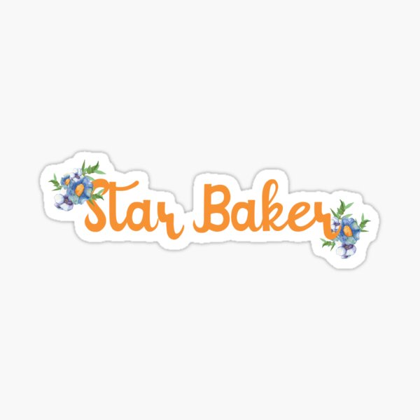 "flowers star baker " Sticker by shimodesign | Redbubble