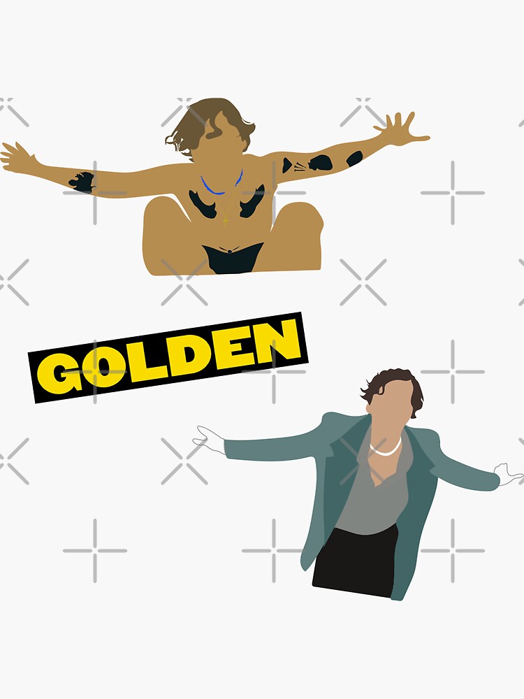 "Harry Styles "Golden" Music Video - Sticker Pack" Sticker for Sale by ...