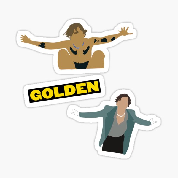 "Harry Styles "Golden" Music Video - Sticker Pack" Sticker for Sale by ...
