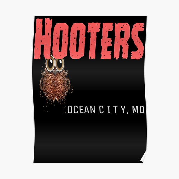 "Hooters" Poster by TRINDS | Redbubble