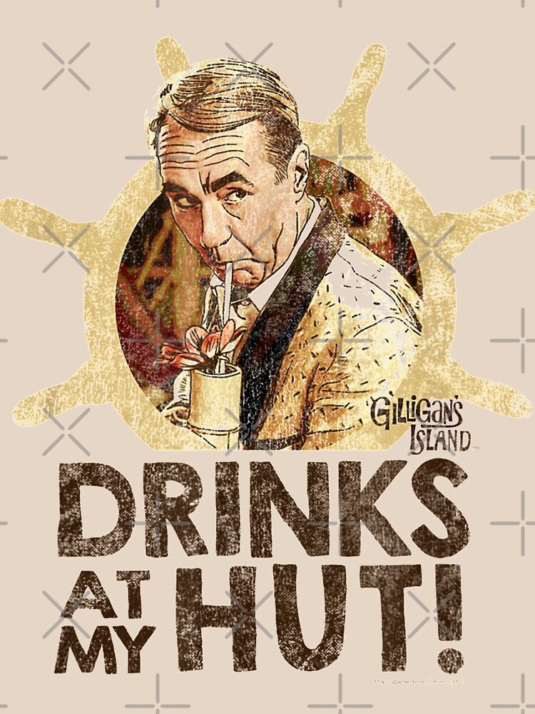 "Gilligan's Island Mr. Howell Drinks " T-shirt for Sale by AndrijaEvic ...