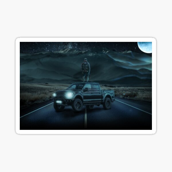 "Abstract ute " Sticker for Sale by Skyzablu22 | Redbubble