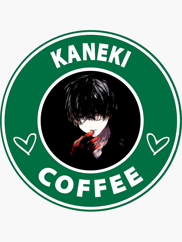 "Kaneki Tokyo Ghoul starbuck sticker" Sticker for Sale by Anime-Dude ...