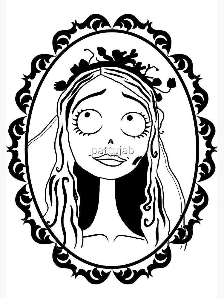 "Emily - Corpse Bride" Poster for Sale by pattyjab | Redbubble