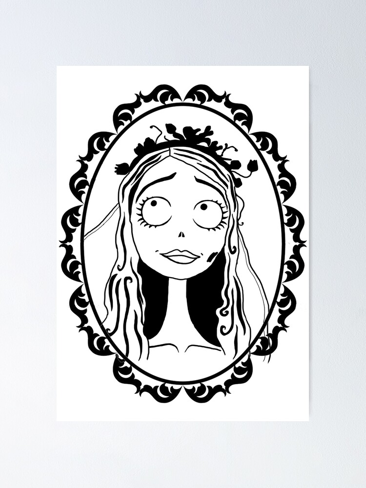 "Emily - Corpse Bride" Poster for Sale by pattyjab | Redbubble