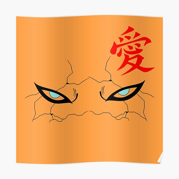 Naruto Gaara Posters | Redbubble