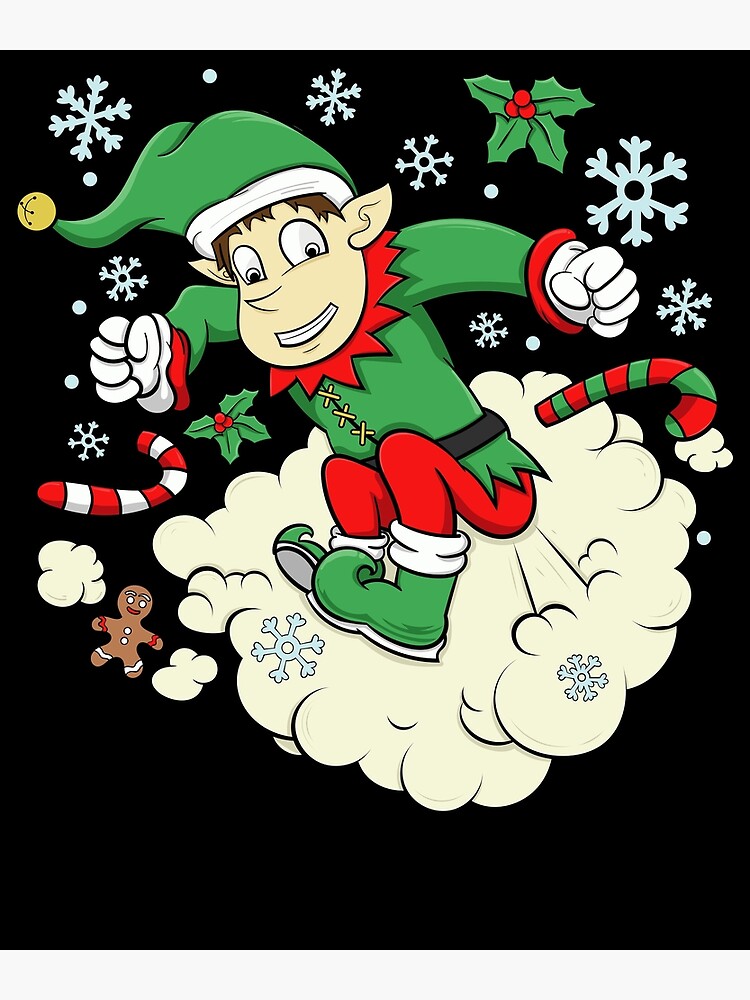 "Farting Elf" Poster by donpakito | Redbubble