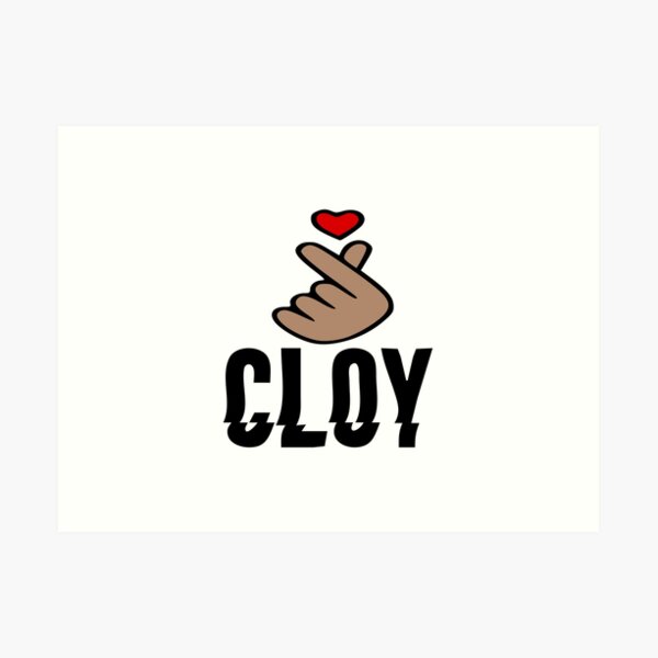 "CLOY - Crash Landing On You - Finger Heart" Art Print by AJ-DesignCo ...