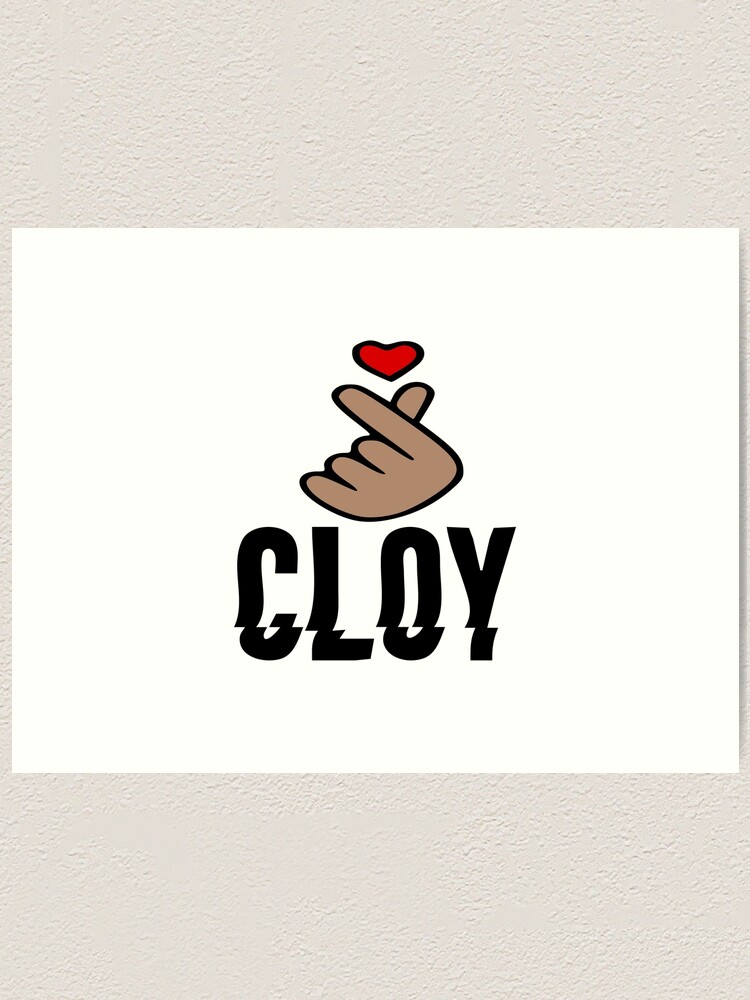 "CLOY - Crash Landing On You - Finger Heart" Art Print by AJ-DesignCo ...