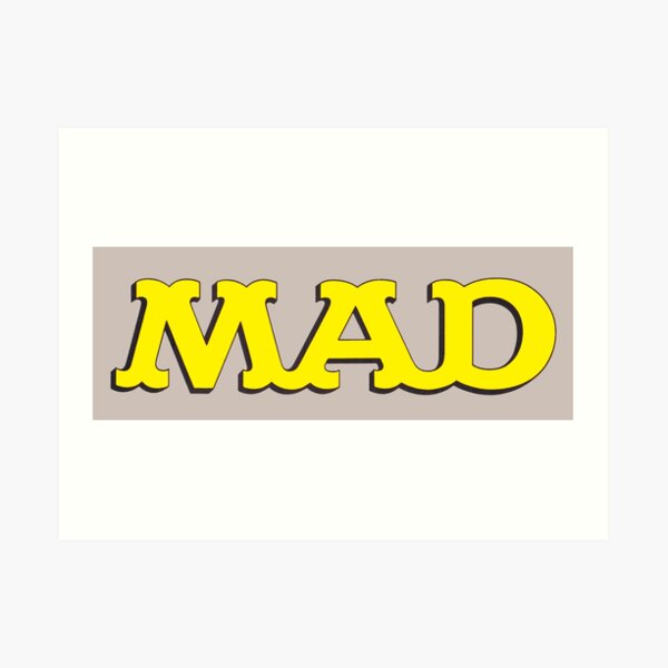 "MAD Magazine logo" Art Print by ozredmonkey | Redbubble