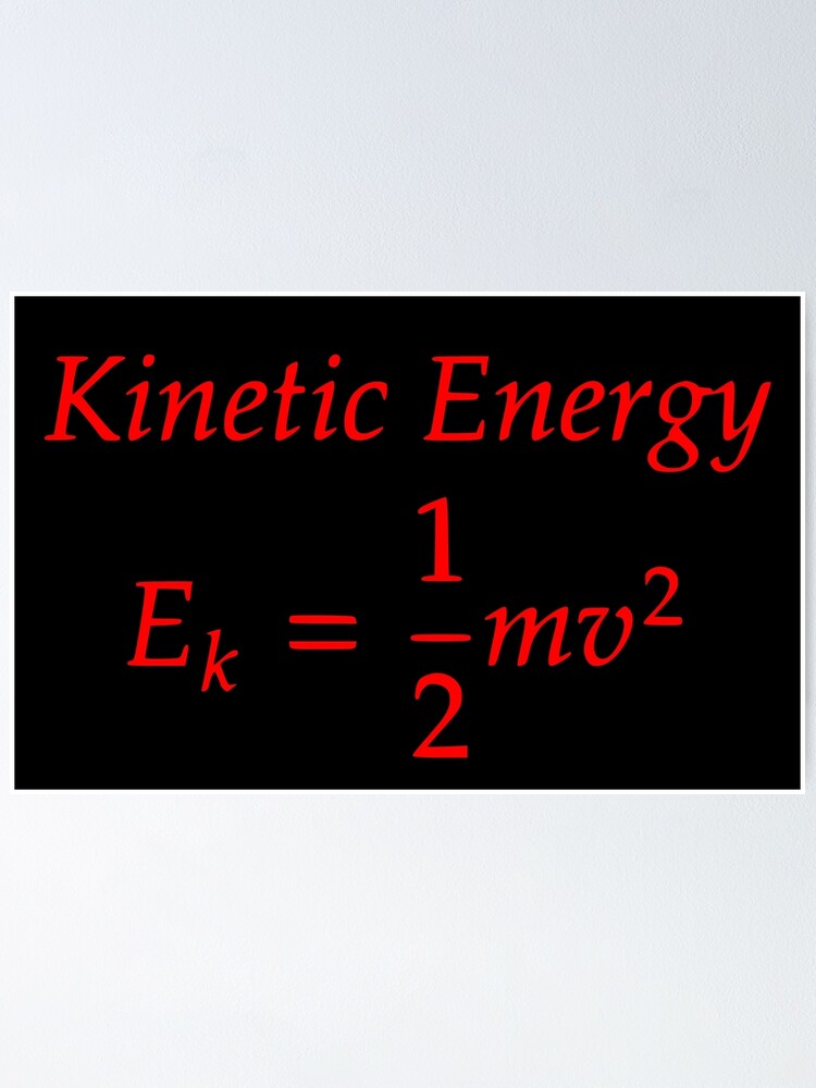 "Kinetic Energy" Poster for Sale by TrackSquared | Redbubble