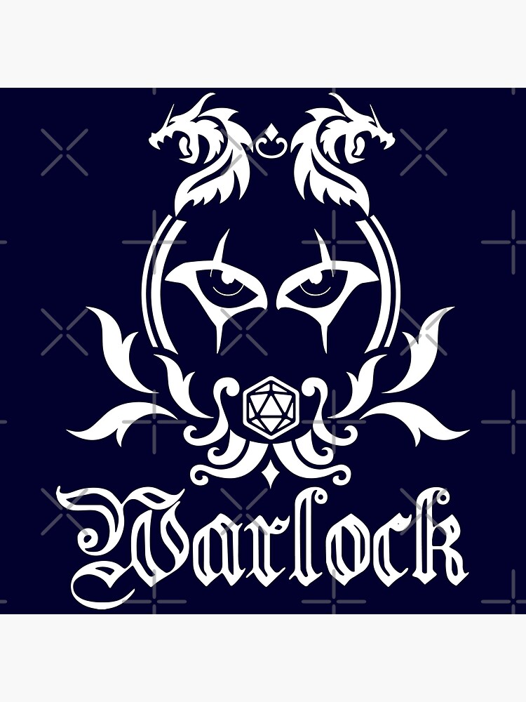 "Warlock DnD - Dungeons and Dragons Gifts" Poster by FarmedOut | Redbubble