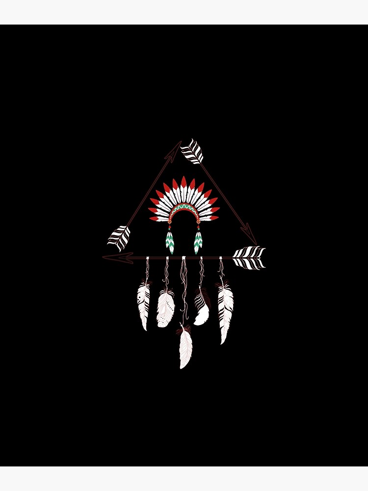 "Native American Headress Design" Poster for Sale by Mindful-Designs ...