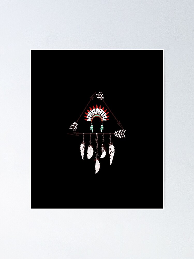 "Native American Headress Design" Poster for Sale by Mindful-Designs ...