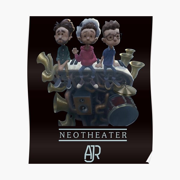 Ajr Neotheater Tour Poster By Drasticplastic Redbubble