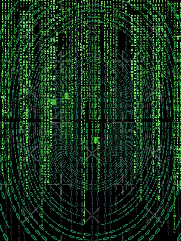 "The Matrix code" T-shirt for Sale by shaggydawgg | Redbubble | matrix ...