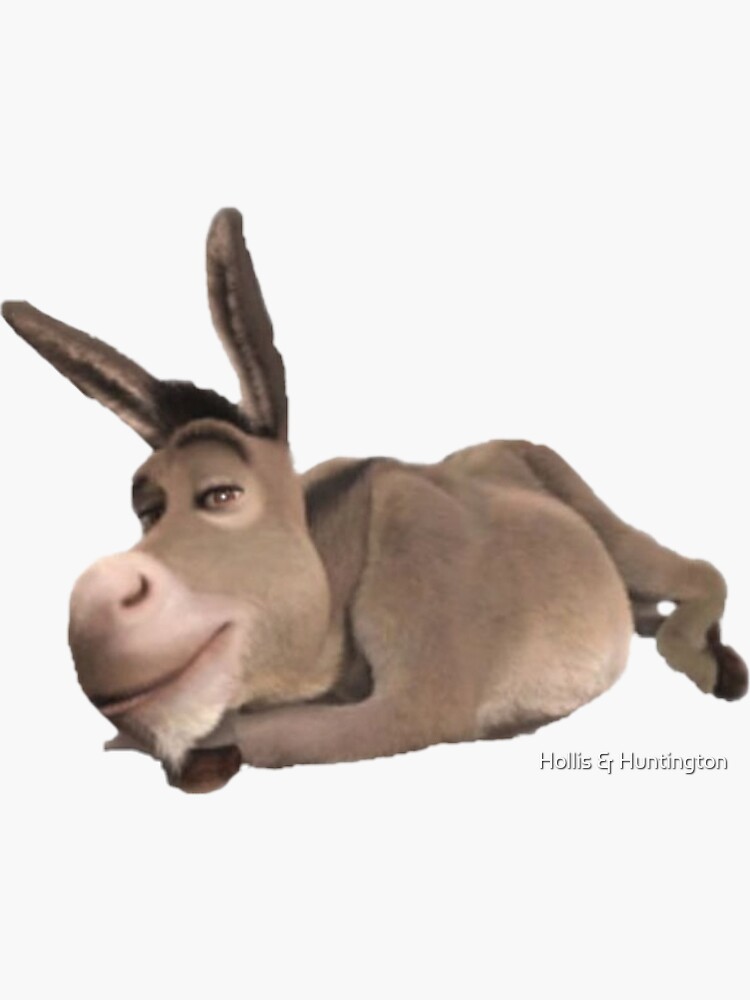 "DONKEY" Sticker for Sale by abigailclairej | Redbubble
