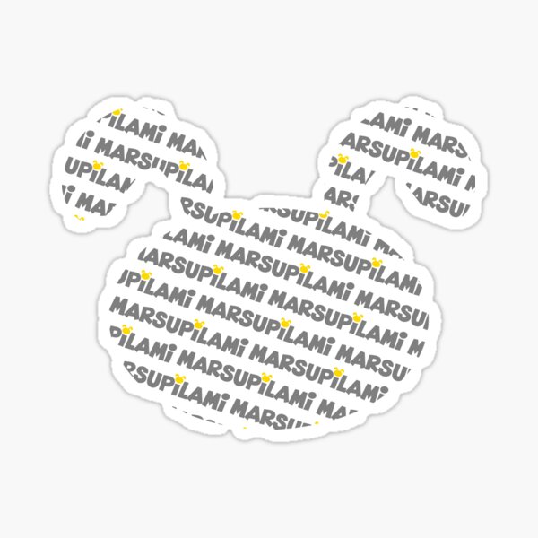 "Marsupilami logo" Sticker for Sale by Hubashop | Redbubble