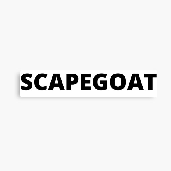 Scapegoat Canvas Prints | Redbubble
