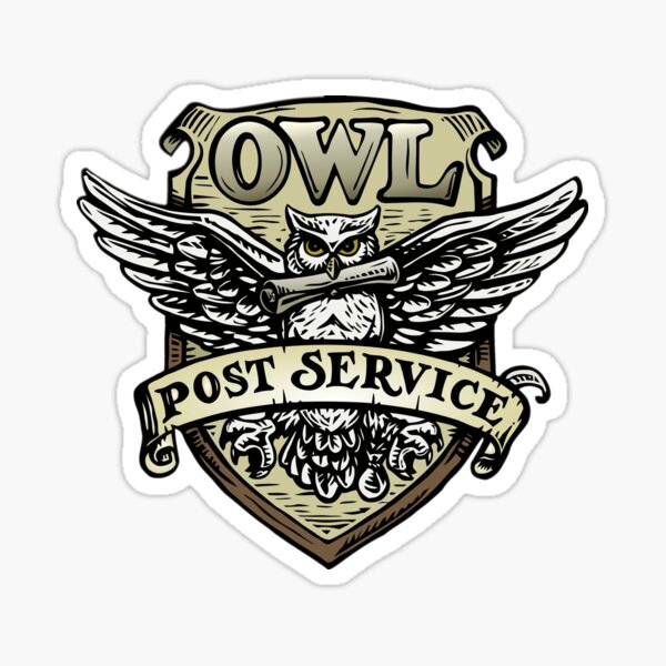 Owl Post Stickers | Redbubble
